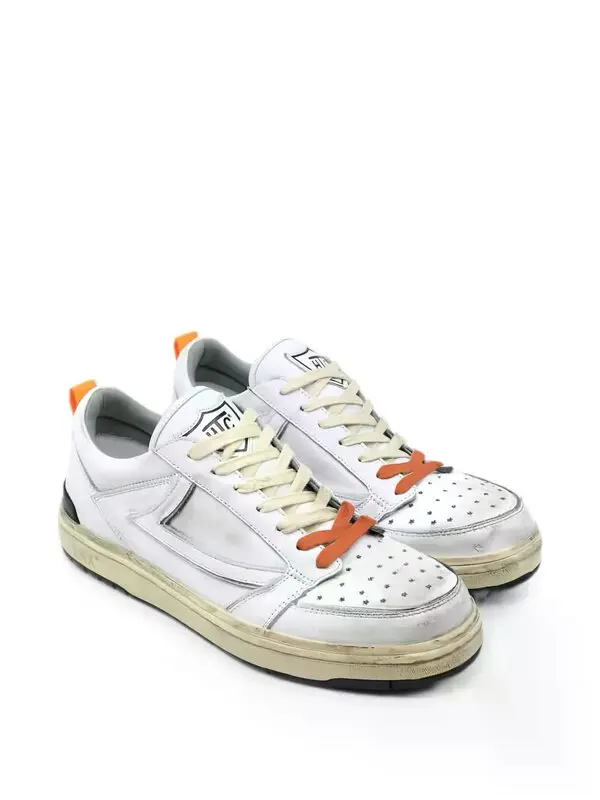 HTC LOS ANGELES Starlight Shield Leather Sneakers