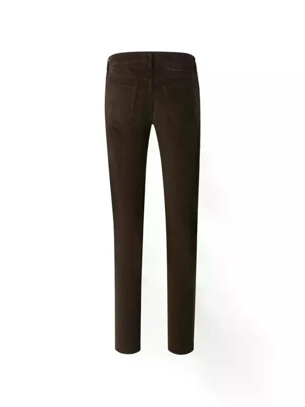 Jacob Cohen Corduroy-effect Five-pocket Jeans - Brown