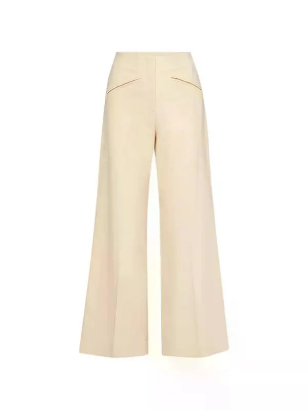 Veronica Beard Cassidee High-waisted Wide-leg Trousers - Neutrals