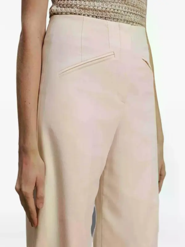 Veronica Beard Cassidee High-waisted Wide-leg Trousers