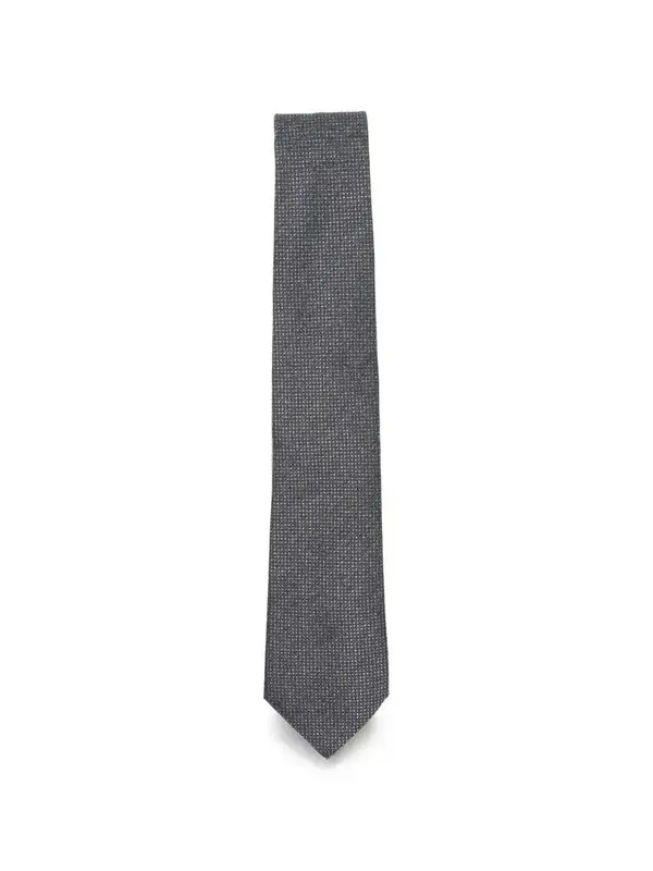 Canali Micro-pattern Silk Tie