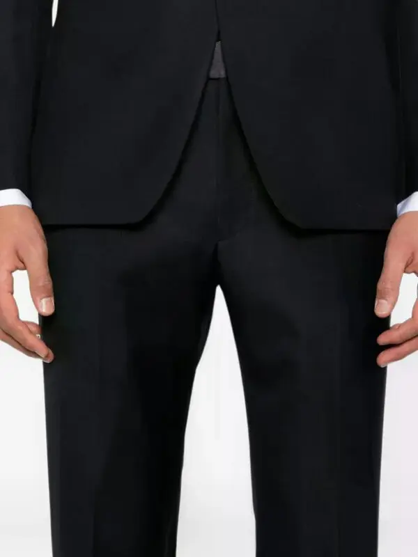 Tagliatore Satin-lapel Virgin-wool Suit