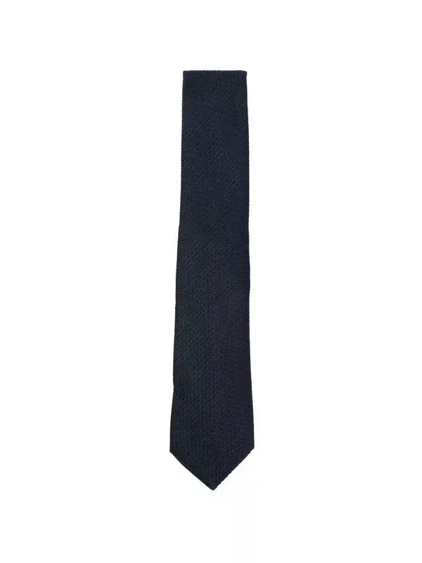 Canali Micro-pattern Silk Tie
