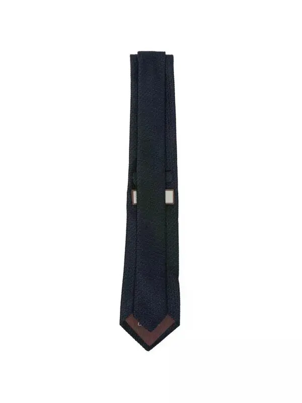 Canali Micro-pattern Silk Tie