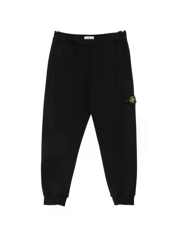 Stone Island Logo-patch Track Pants - Black