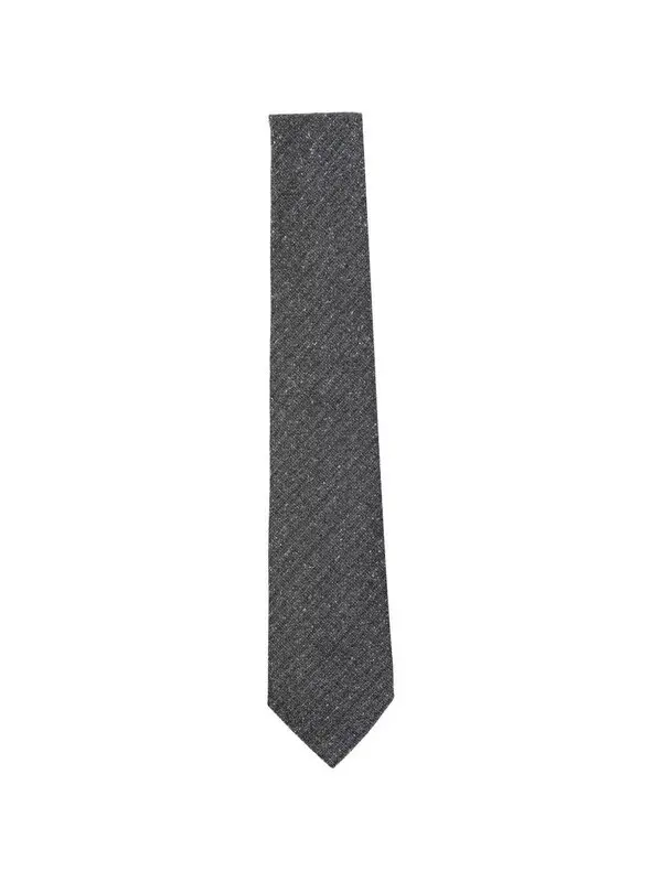 Canali Flecked Silk Tie