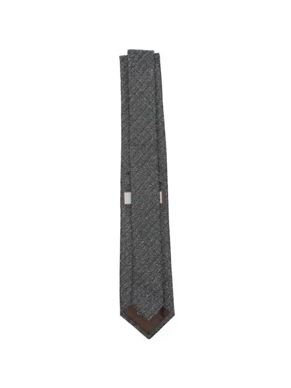 Canali Flecked Silk Tie