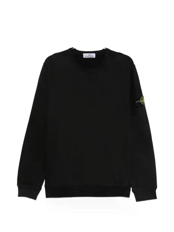 Stone Island Compass-patch Sweatshirt - Black