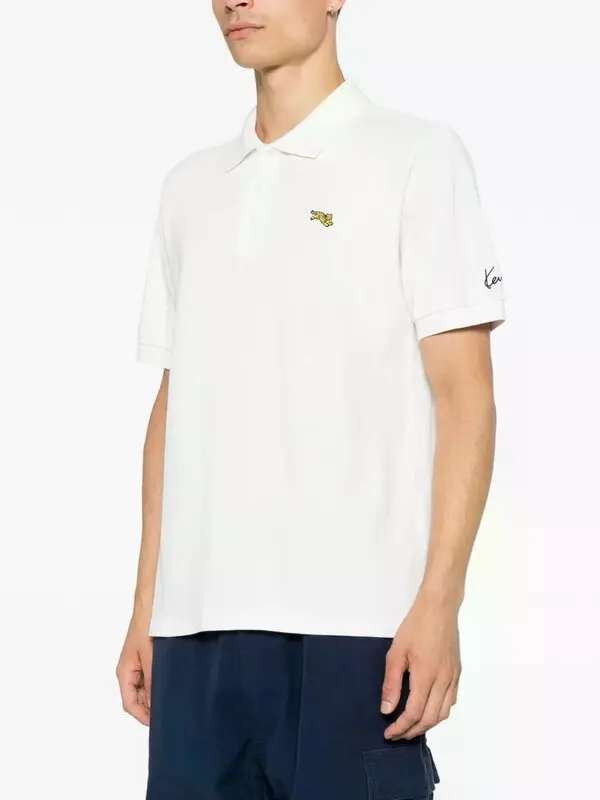 Kenzo Tiger-patch Polo Shirt