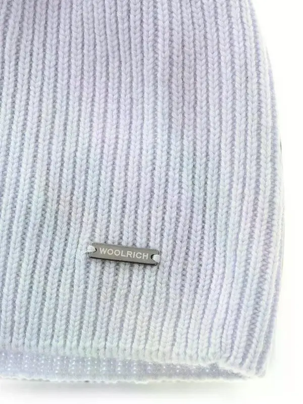 Woolrich Ribbed-knit Cashmere Beanie Hat
