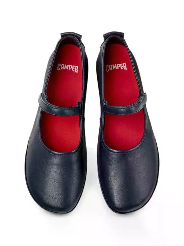 Camper Right Nina Leather Ballet Flats