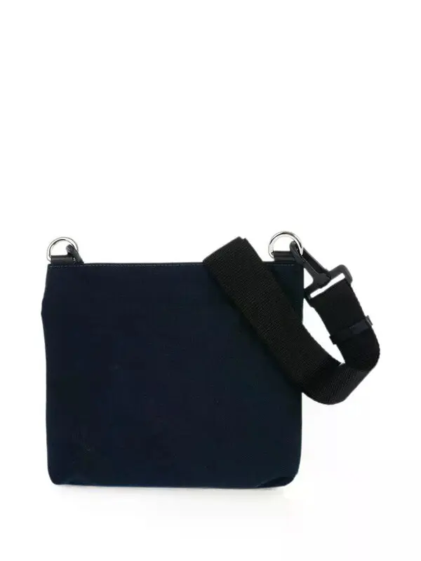 Neil Barrett Thunderbolt Patch Messenger Bag - Blue