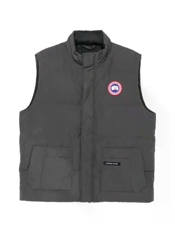 Canada Goose Quilted Logo-patch Gilet - Grey