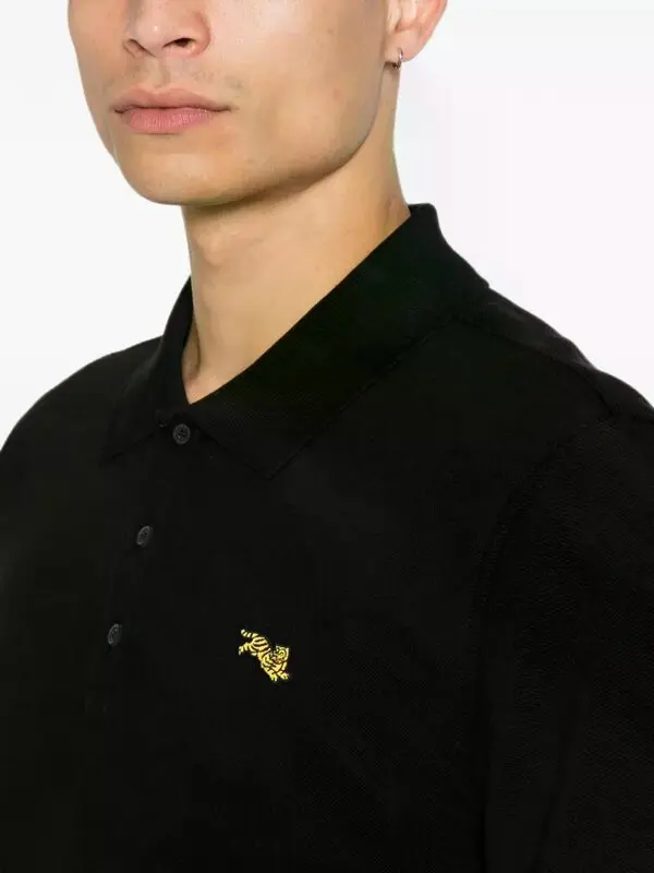 Kenzo Tiger-patch Polo Shirt