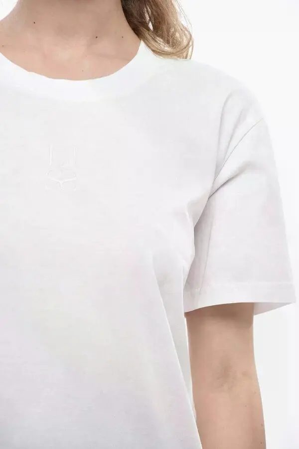 LUDOVIC DE SAINT SERNIN Embroidered Monogram Crew Neck T-shirt
