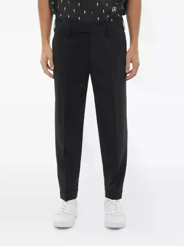Neil Barrett Zipped Ankle Trousers - Black