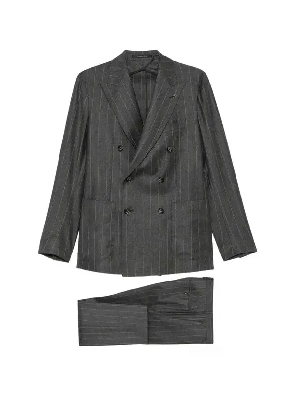 Tagliatore Pinstripe-pattern Double-breasted Suit
