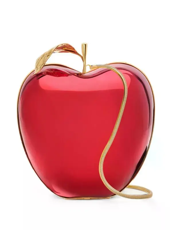 Oscar De La Renta Apple-shaped Clutch Bag
