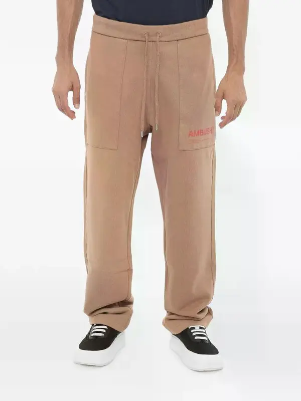 AMBUSH Logo-print Workshop Track Pants - Brown