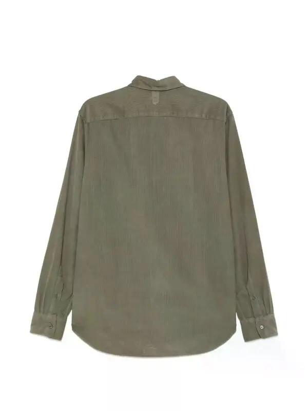 Canali Corduroy Long-sleeve Shirt