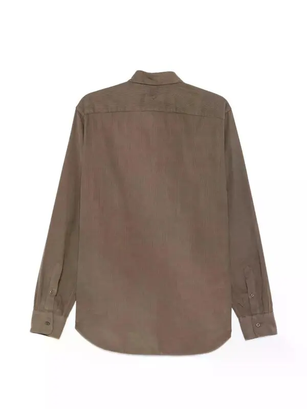 Canali Corduroy Long-sleeve Shirt