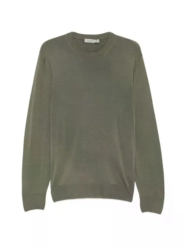 Canali Crew-neck Wool Sweater