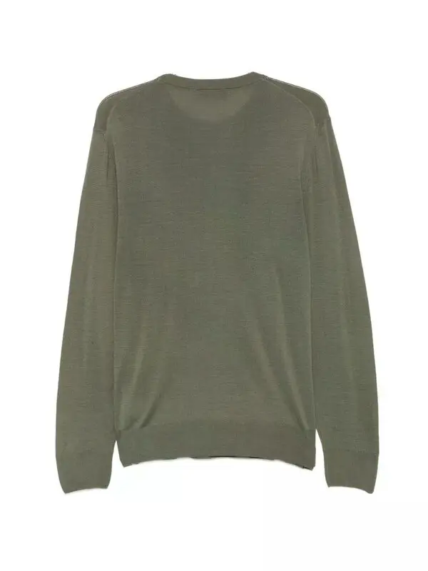Canali Crew-neck Wool Sweater