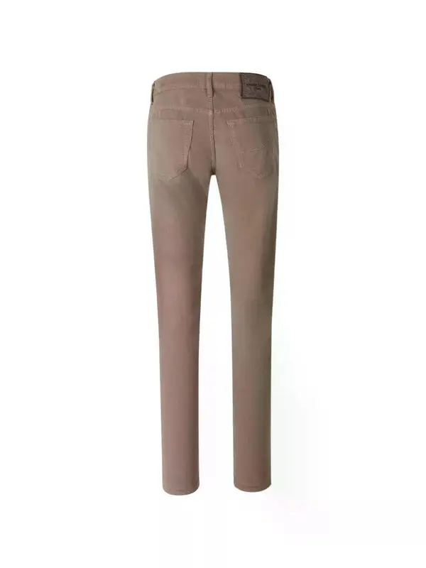 Jacob Cohen Logo-patch Straight-leg Jeans