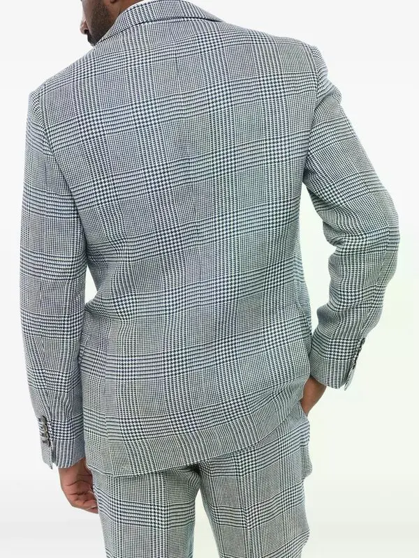 Brunello Cucinelli Checked Buttoned Suit
