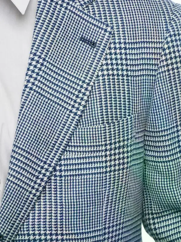 Brunello Cucinelli Checked Buttoned Suit
