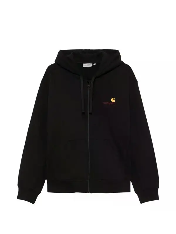 Carhartt Work In Progress American Script Hoodie - Black