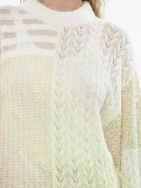 HOLZWEILER Patchwork Effect Relaxed-fit Knit