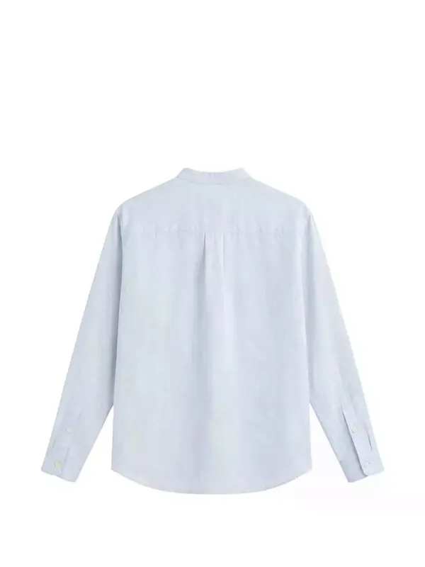 Seventy Band-collar Linen Shirt