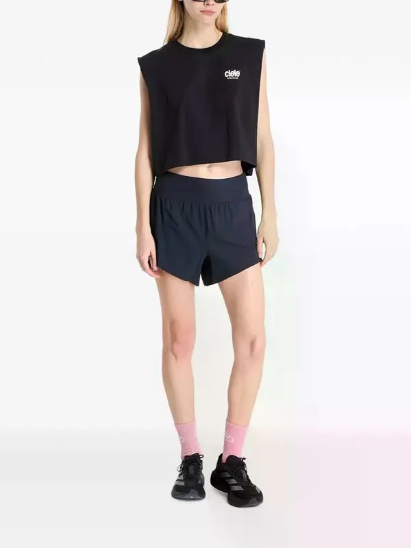 CIELE Logo-print Cropped Tank Top