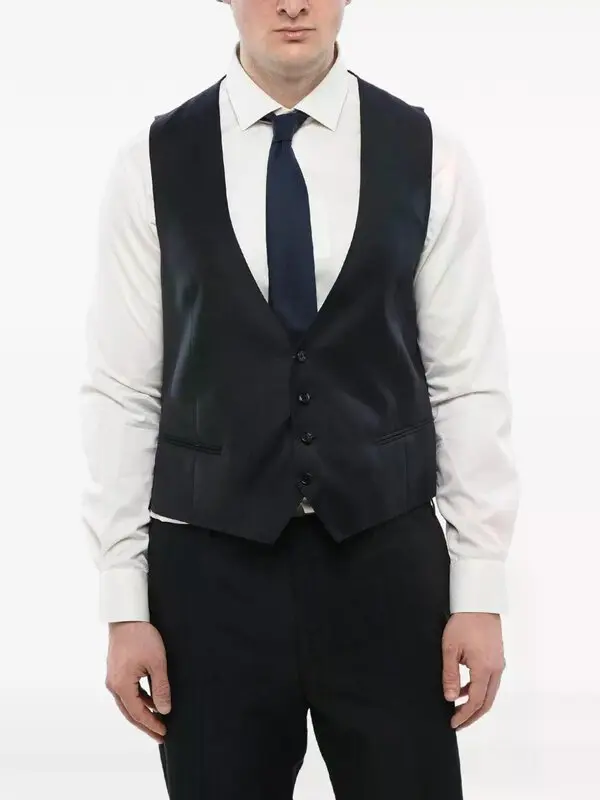Corneliani Academy Martingale Waistcoat - Blue