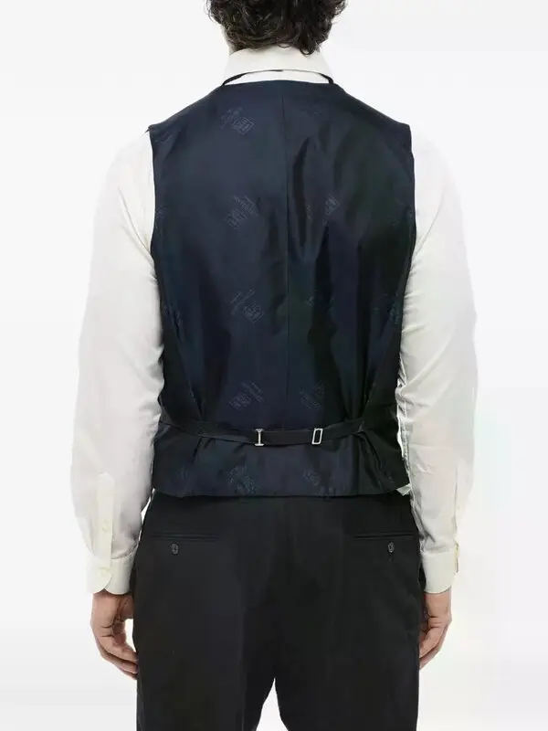 Corneliani Academy Martingale Wool Waistcoat