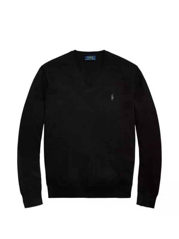 Polo Ralph Lauren V-neck Sweater - Black