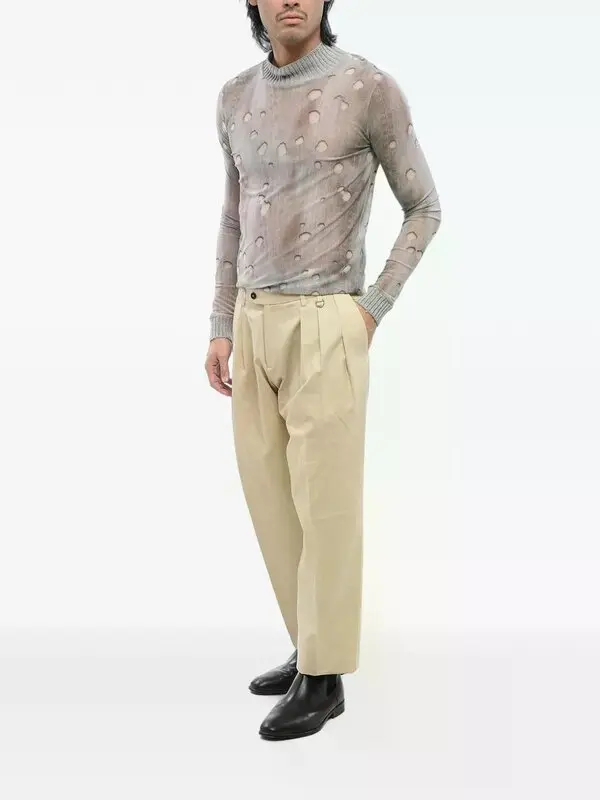 John Richmond Pleated-front Tailored Trousers
