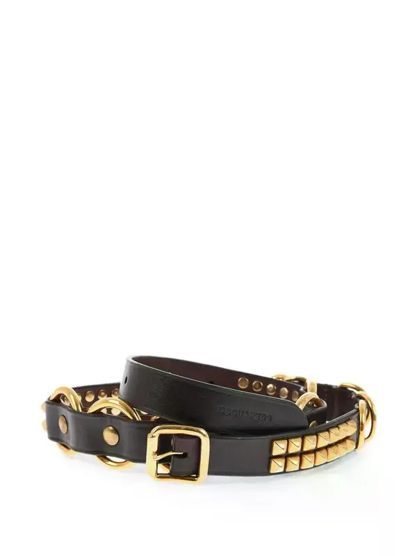 Dsquared2 Stud-embellished Leather Belt