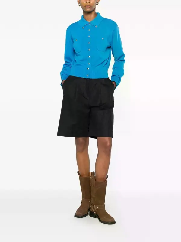 Sandro Button-down Shirt-collar Cardigan