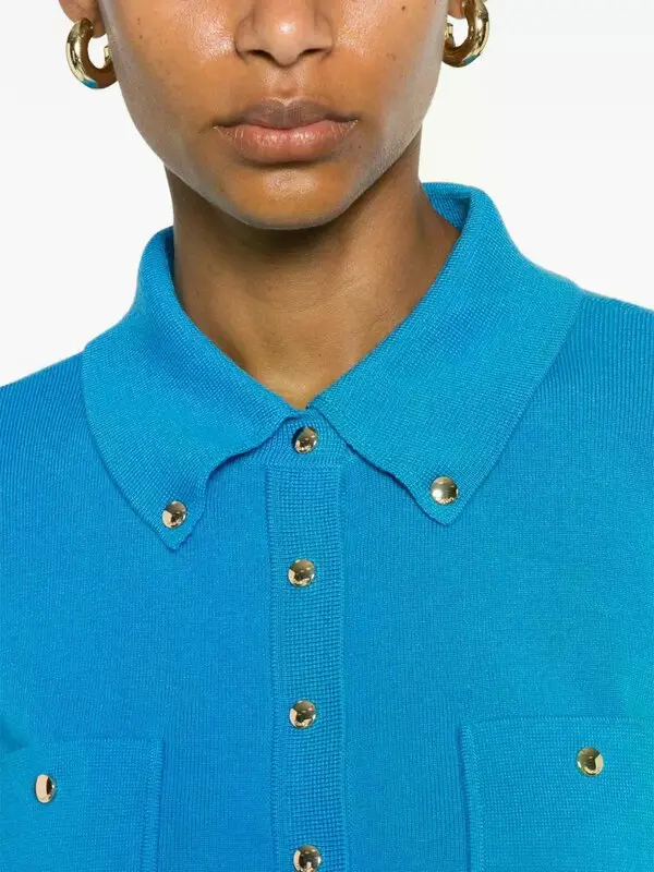 Sandro Button-down Shirt-collar Cardigan