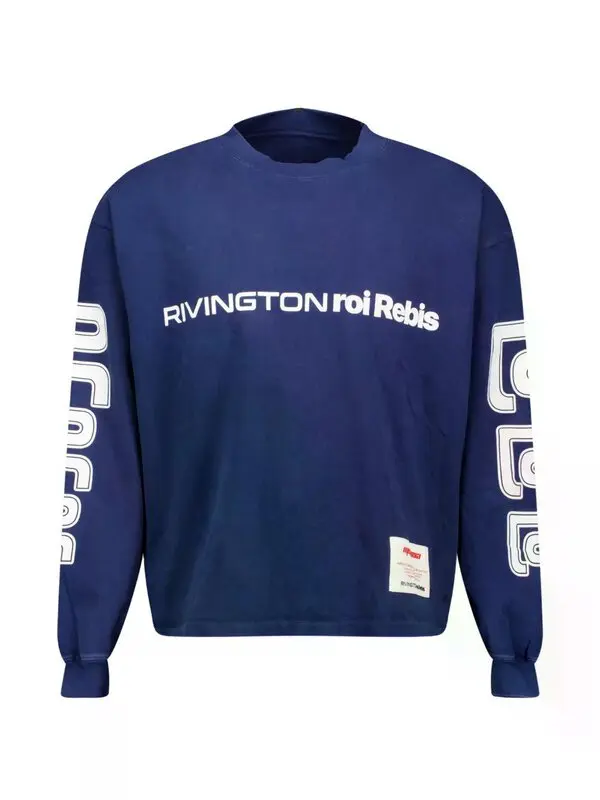 RIVINGTON ROI REBIS Meta Uso Garden T-shirt - Blue