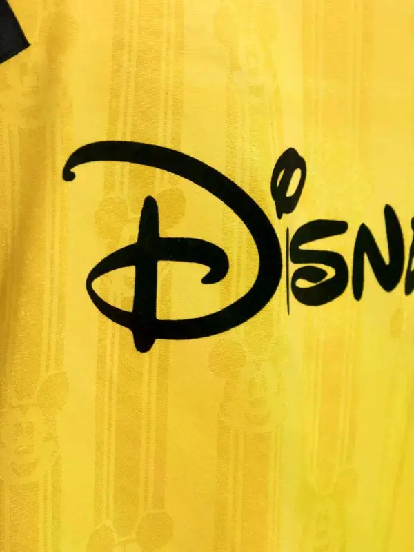 Adidas Disney X Brain Dead X "mickey Mouse" Jacquard Logo T-shirt - Yellow