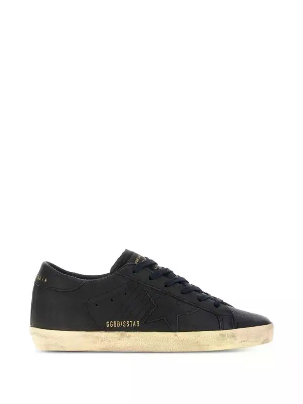 GOLDEN GOOSE Super-star Leather Sneakers - Blue