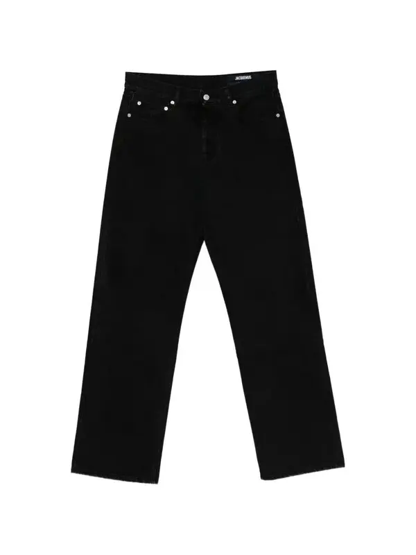 Jacquemus De-nimes Straight-cut Jeans - Black