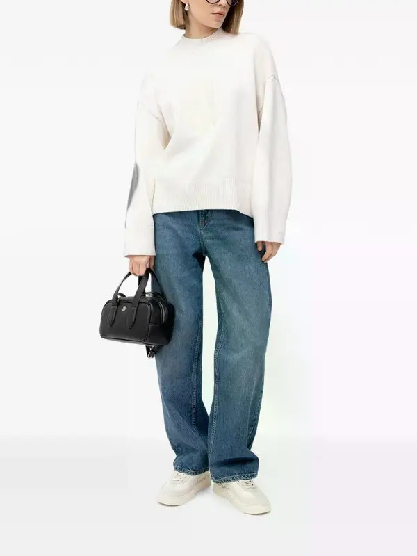 Hugo Embroidered Crew-neck Sweater