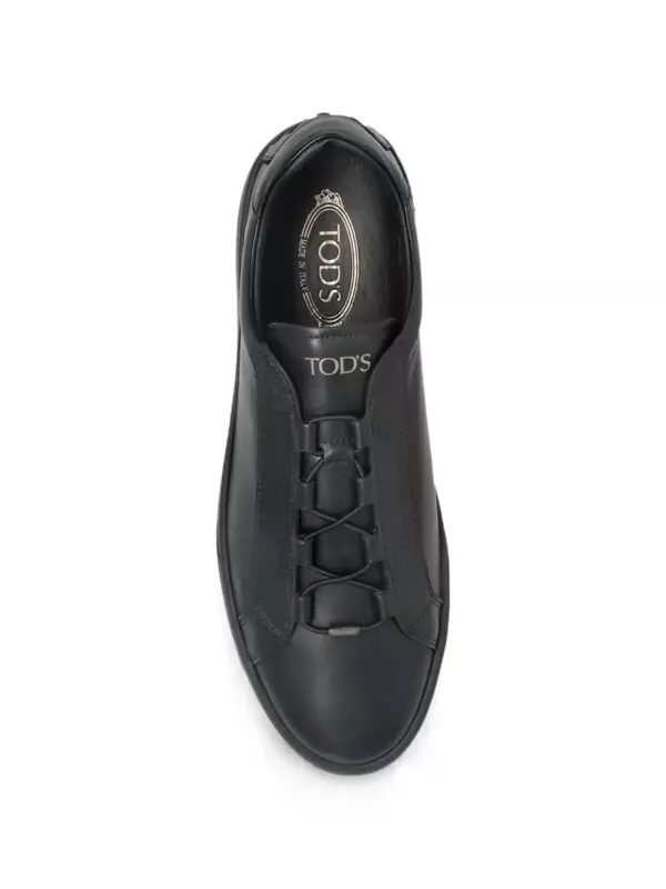 TOD'S Printed-logo Leather Sneakers