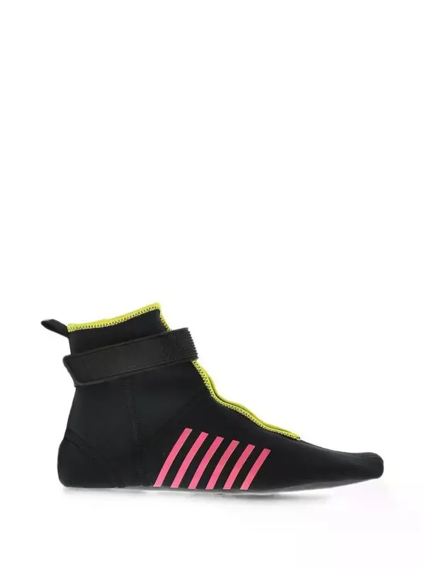 Dsquared2 Wave Touch-strap High-top Sneakers - Black