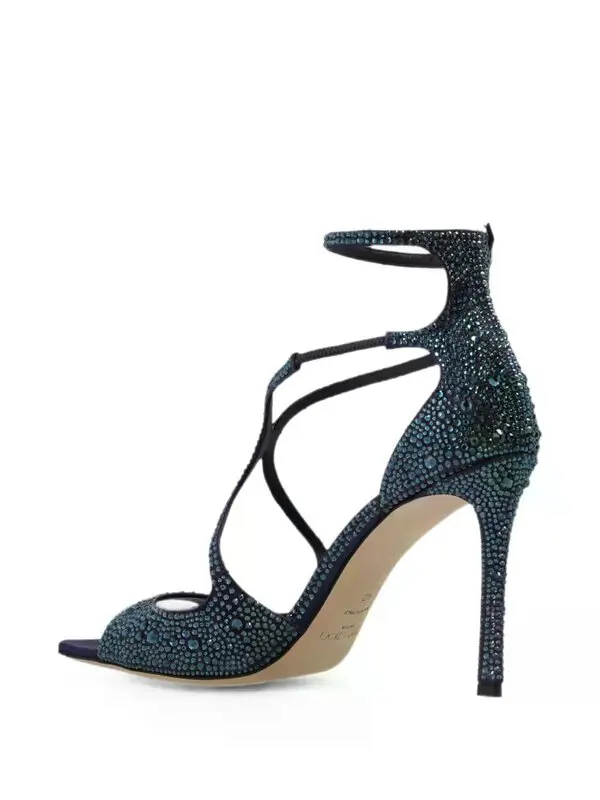 JIMMY CHOO Azia Crystal-embellished Sandals