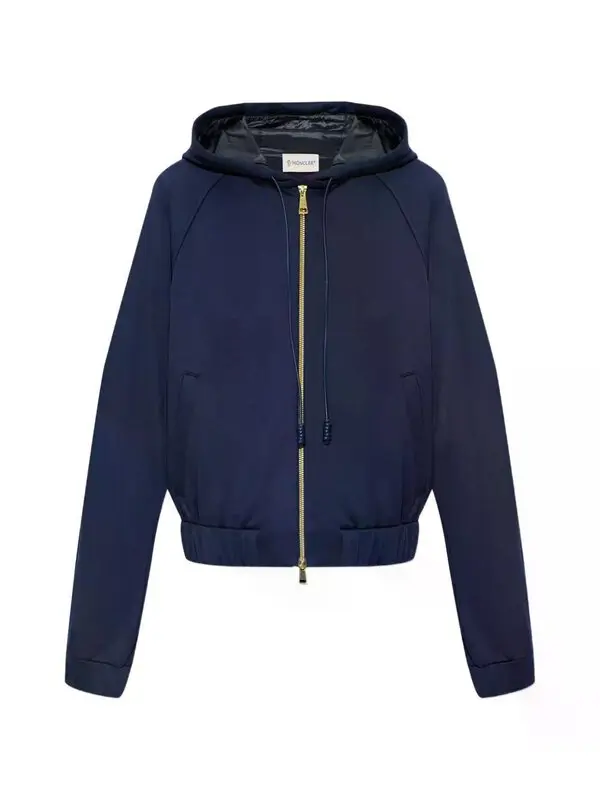 Moncler Logo-patch Zip-up Hoodie